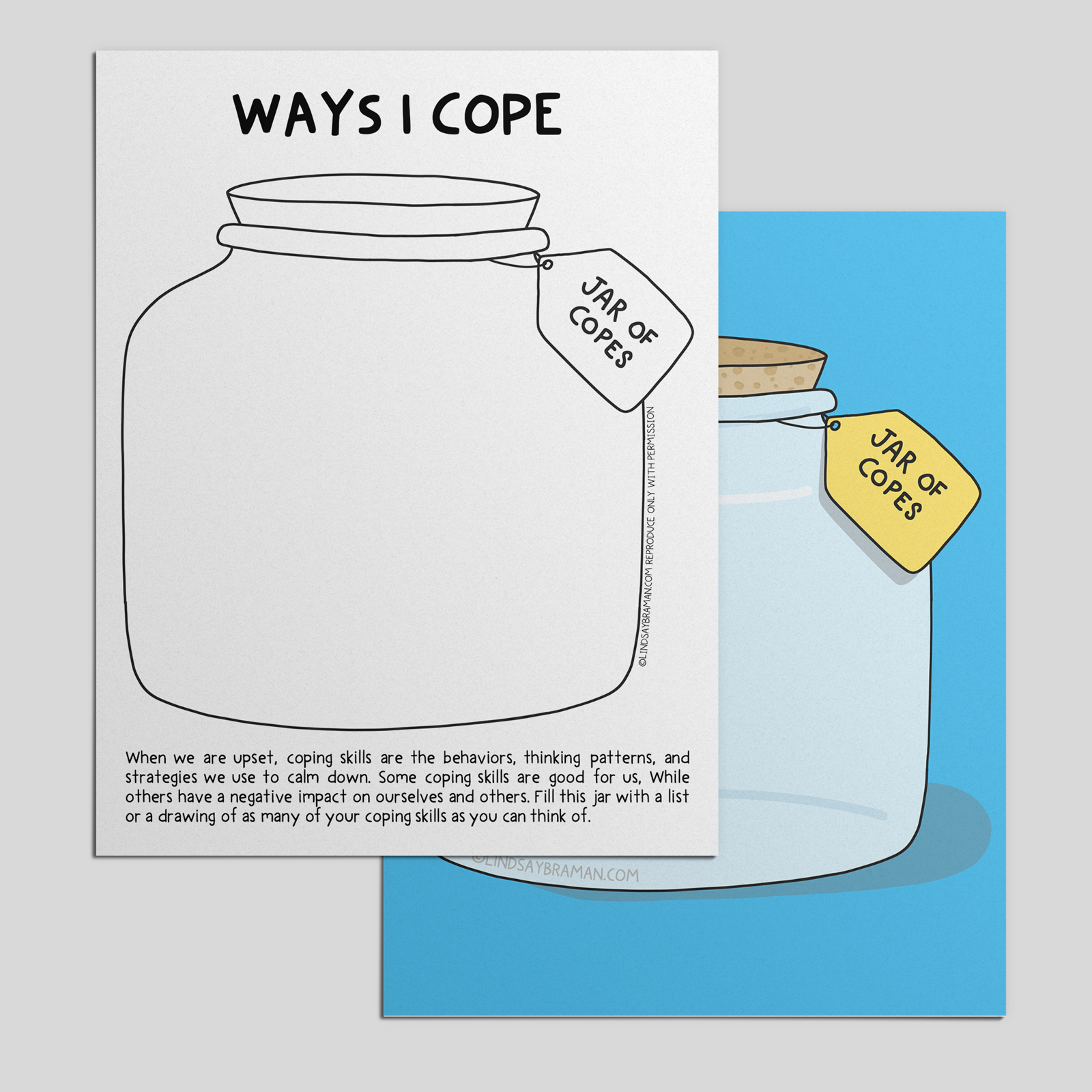 Printable PDF Download Positive And Negative Coping Skills Activity Printable PDF Download Positive And Negative Coping Skills Activity