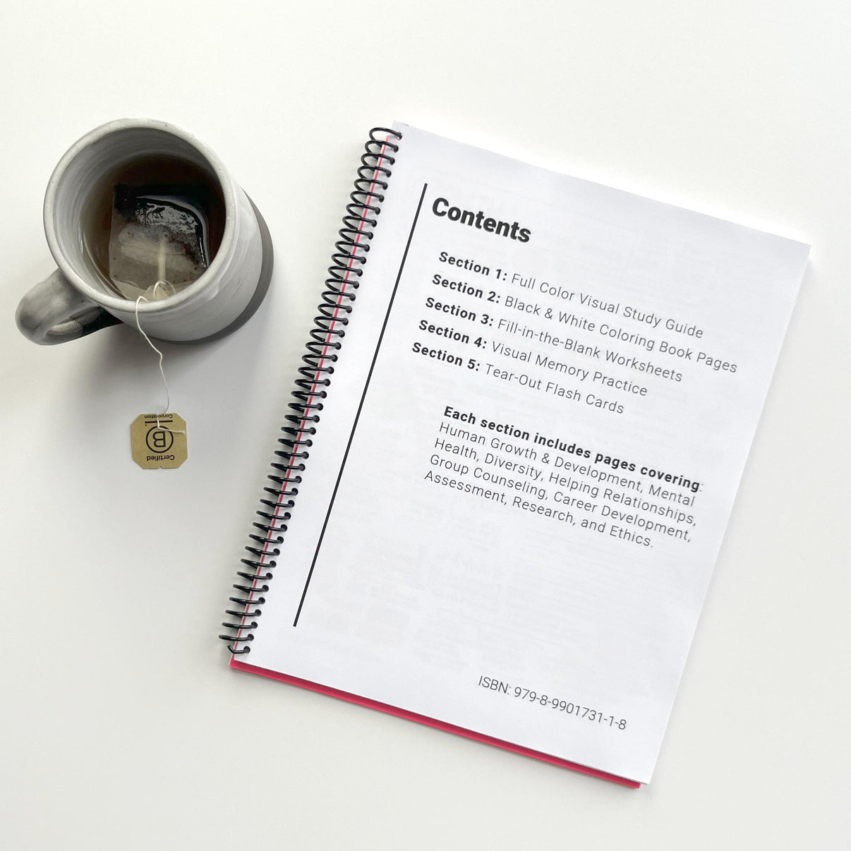 NCE Visual Study Guide & Activity Book: Spiral-Bound Test Prep for the ...