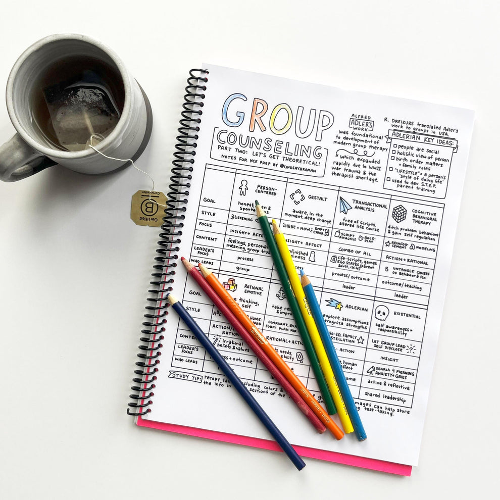 NCE Visual Study Guide & Activity Book: Spiral-Bound Test Prep for the ...