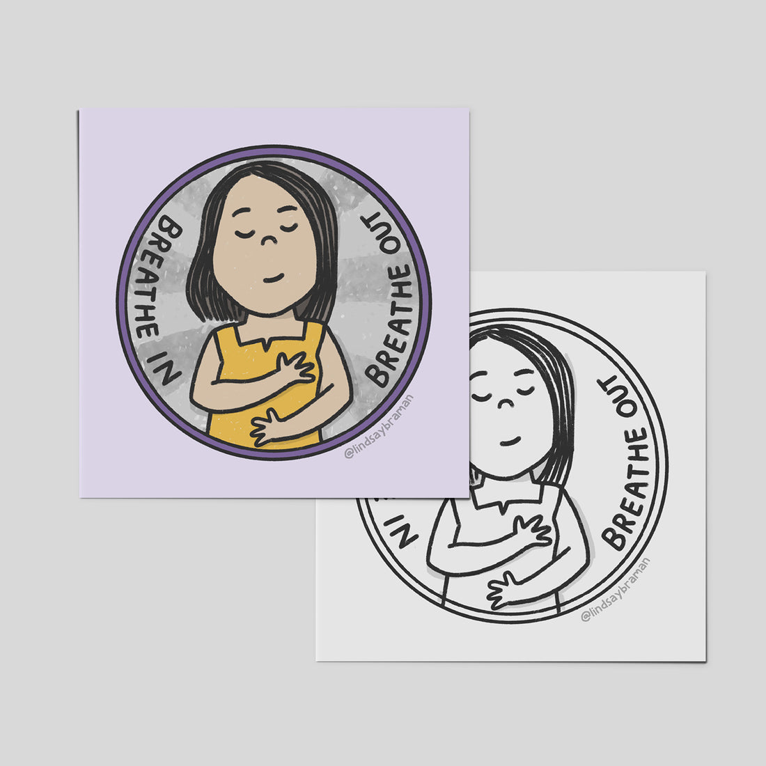 Printable PDF Download: Breathe In, Breathe Out | A Mindful Reminder t ...