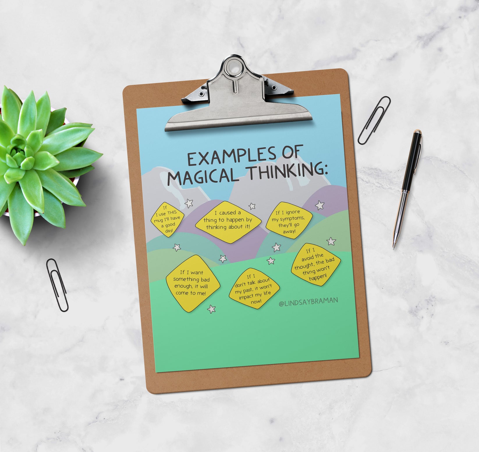 Printable PDF Download: Magical Thinking | Art + Worksheet to Reality ...