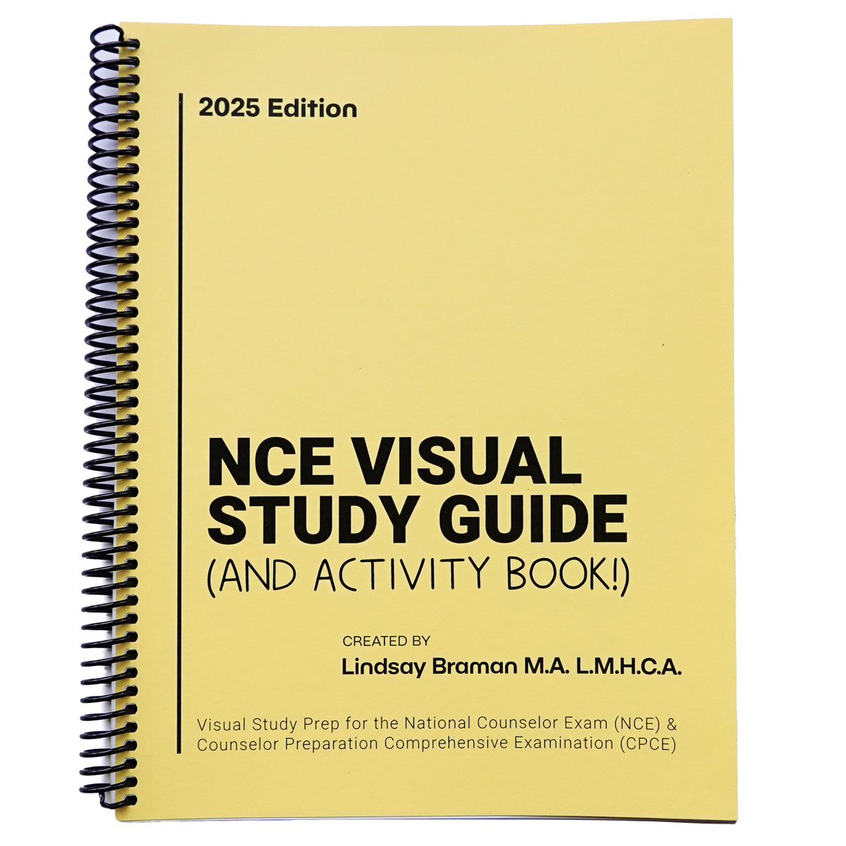 NCE Visual Study Guide & Activity Book: Spiral-Bound Test Prep for the ...