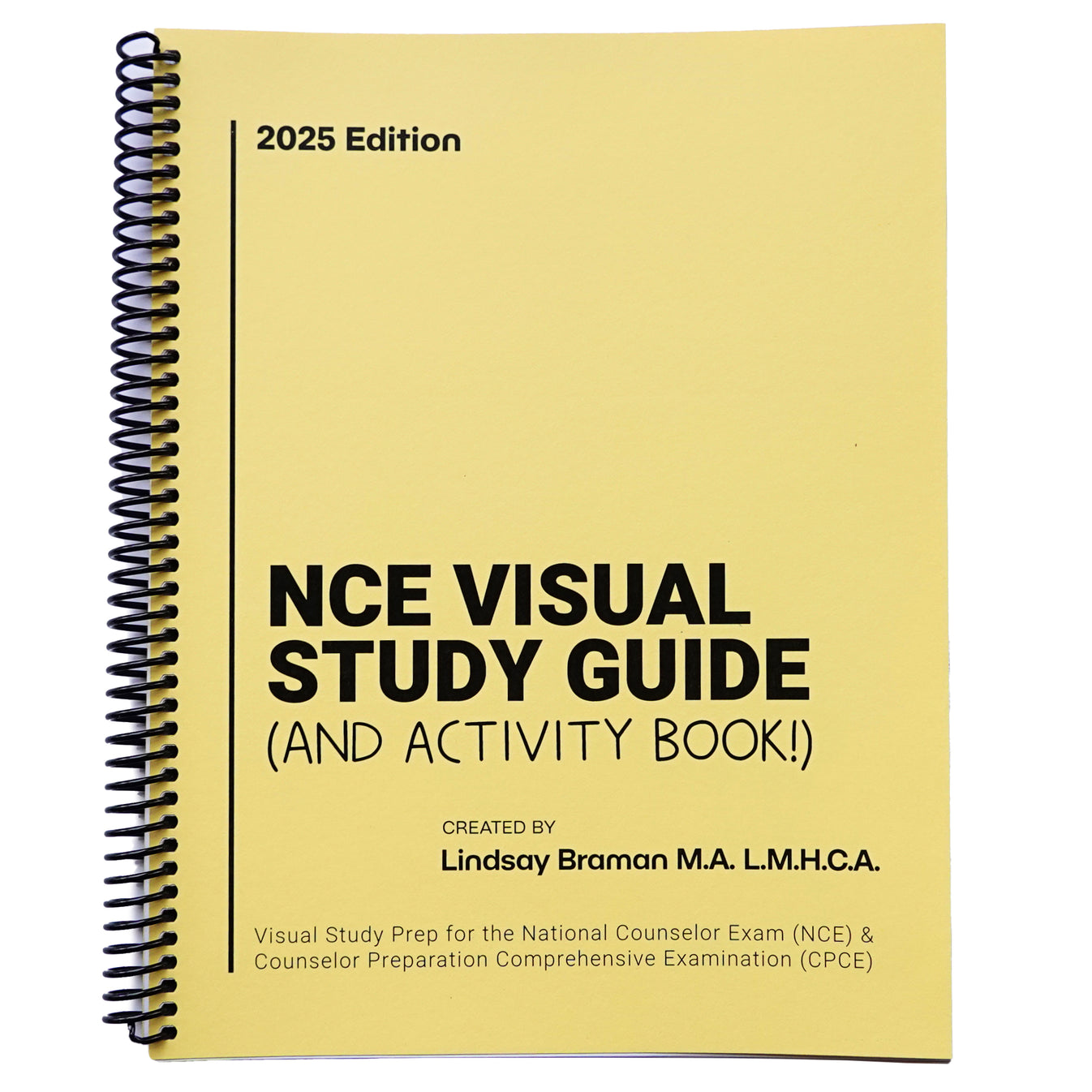 NCE Visual Study Guide & Activity Book: Spiral-Bound Test Prep for the ...