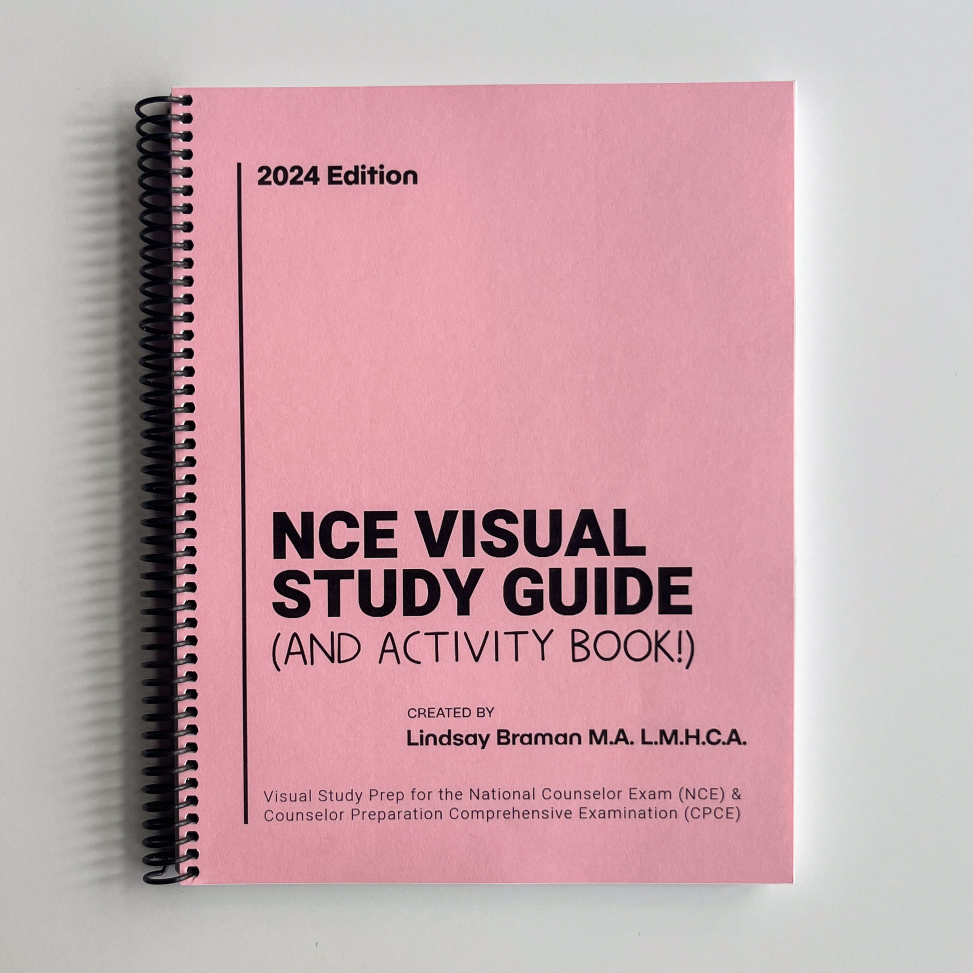 NCE Visual Study Guide & Activity Book: Spiral-Bound Test Prep for the ...