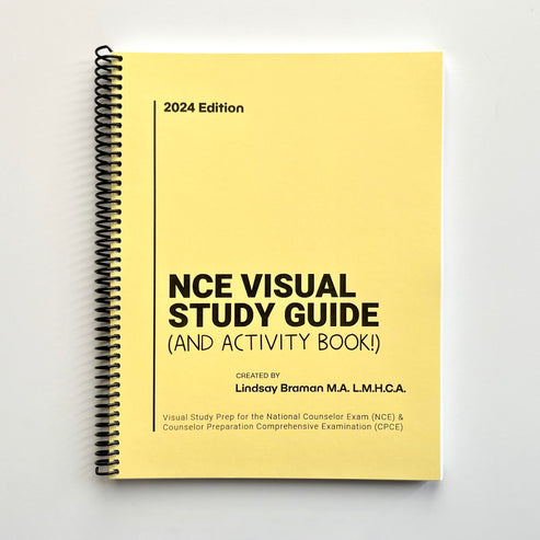 NCE Visual Study Guide & Activity Book: Spiral-Bound Test Prep for the ...